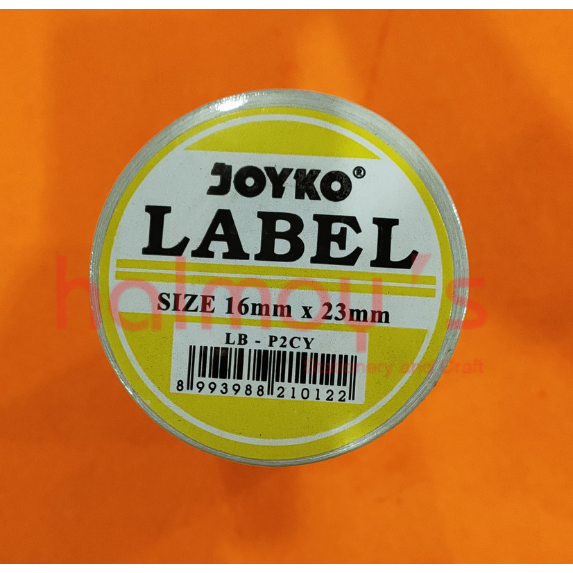 Jual KERTAS LABEL HARGA JOYKO 2 BARIS KUNING LB - P2CY ( 10 PCS ...