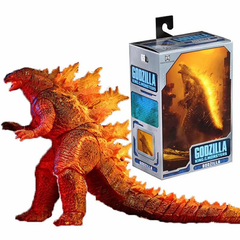 Jual King of Monster Kaiju Burning Exclusive Godzilla Orange Figure ...