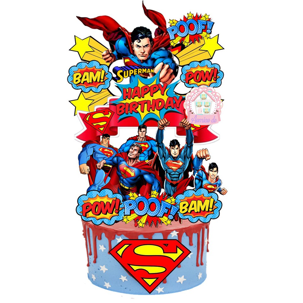 Jual SUPERMAN CAKE TOPPER | Shopee Indonesia
