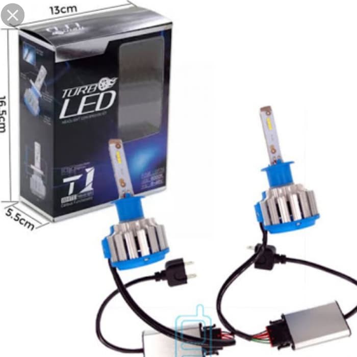 Jual LAMPU UTAMA HEADLIGHT LED T1 SUPER TURBO H11 | Shopee Indonesia