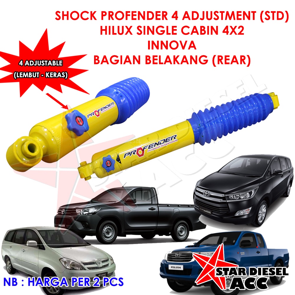 Jual Profender Suspensi Shock Breakes Innova 2004 - 2015 Belakang Set ...