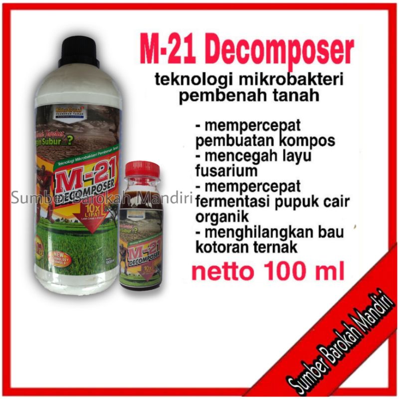 Jual M21 DECOMPOSER dekomposer probiotik pembuat kompos lebih cepat ...