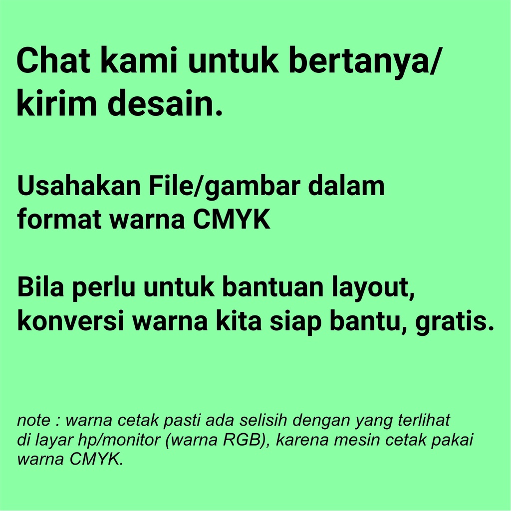 Jual Stiker vinyl glossy cetak stiker A3+ kemasan label tag foto label ...