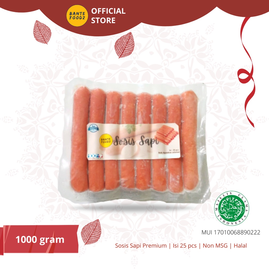Jual Sosis Sapi isi 25 pcs Best Seller / Sosis Sapi 1kg Terlaris ...