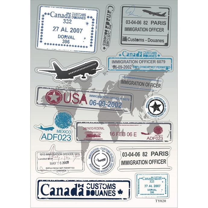 Jual Stiker Sticker Koper Laptop Kulkas Motor Travel Retro Murah Bagus ...