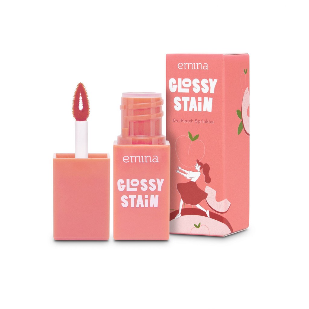 Jual Emina Glossy Stain [COD] Liptint Pelembab Bibir BPOM Original ...