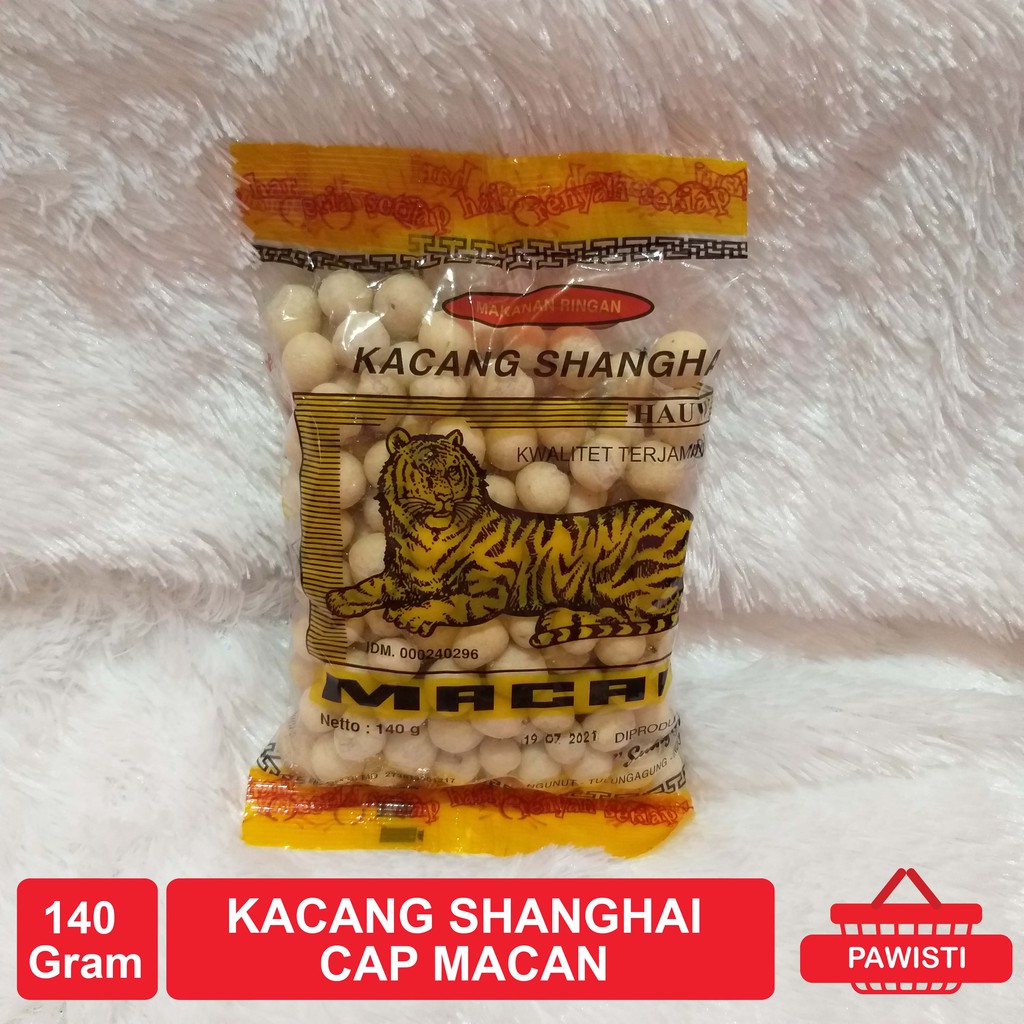 Jual KACANG SHANGHAI CAP MACAN (140 gram) | Shopee Indonesia