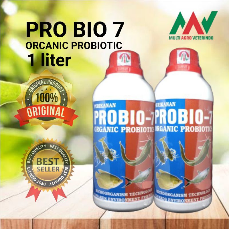Jual PROBIO 7 1 liter PERIKANAN PEMACU PERTUMBUHAN IKAN | Shopee Indonesia