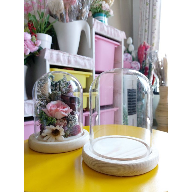 Jual Glass Dome / kubah kaca /hiasan kaca / Vas kaca | Shopee Indonesia