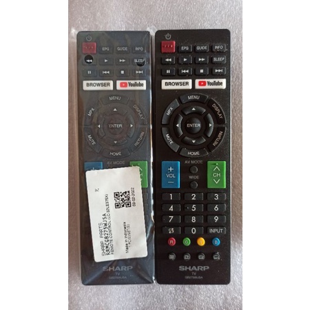 Jual REMOTE SMART TV SHARP GB275WJSA ORIGINAL SHARP | Shopee Indonesia