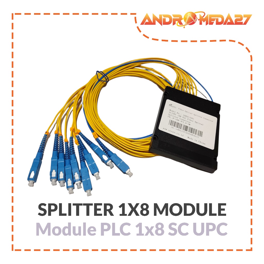 Jual PLC SPLITTER MODULE 1x8 SC/UPC FIBER | Shopee Indonesia