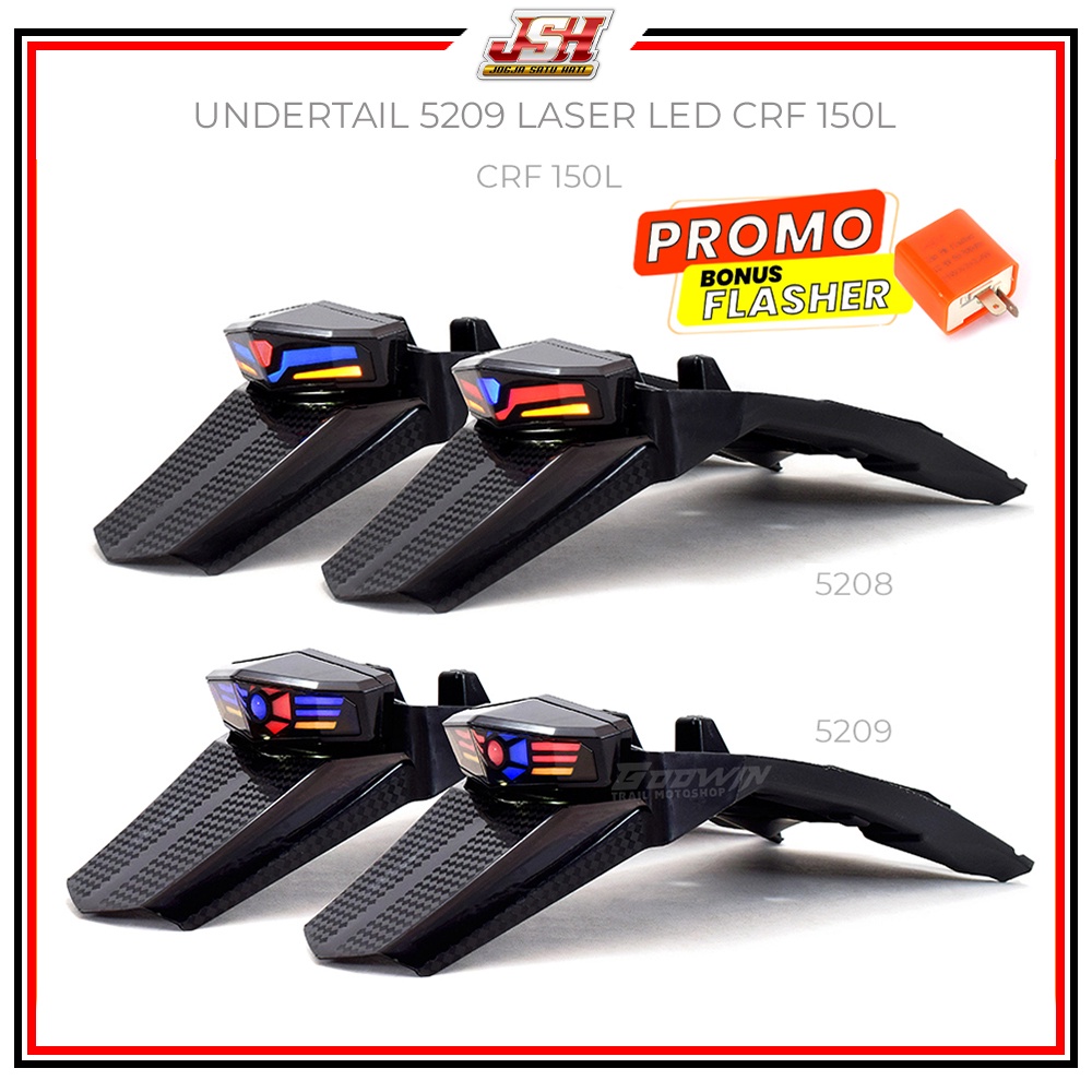 Jual Slebor Belakang CRF Sparkboard Spakbor Undertail Stoplamp CRF 150L ...
