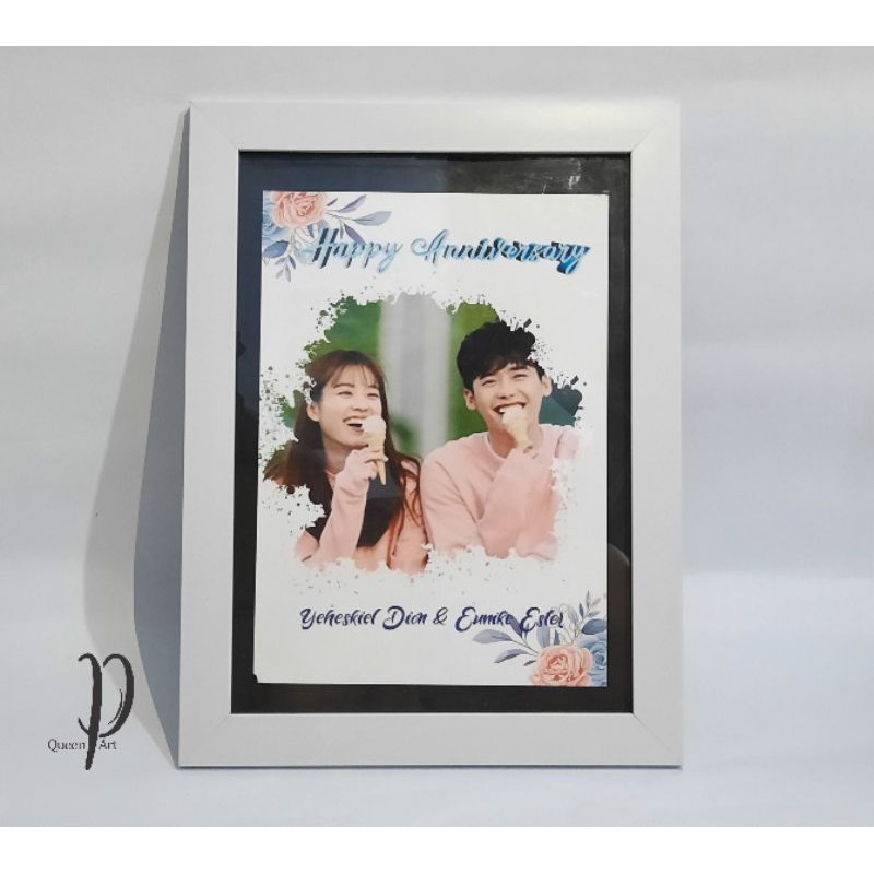 Jual Desain Bingkai Foto Kado Anniversary, Wedding, Ulangtahun, Happy ...