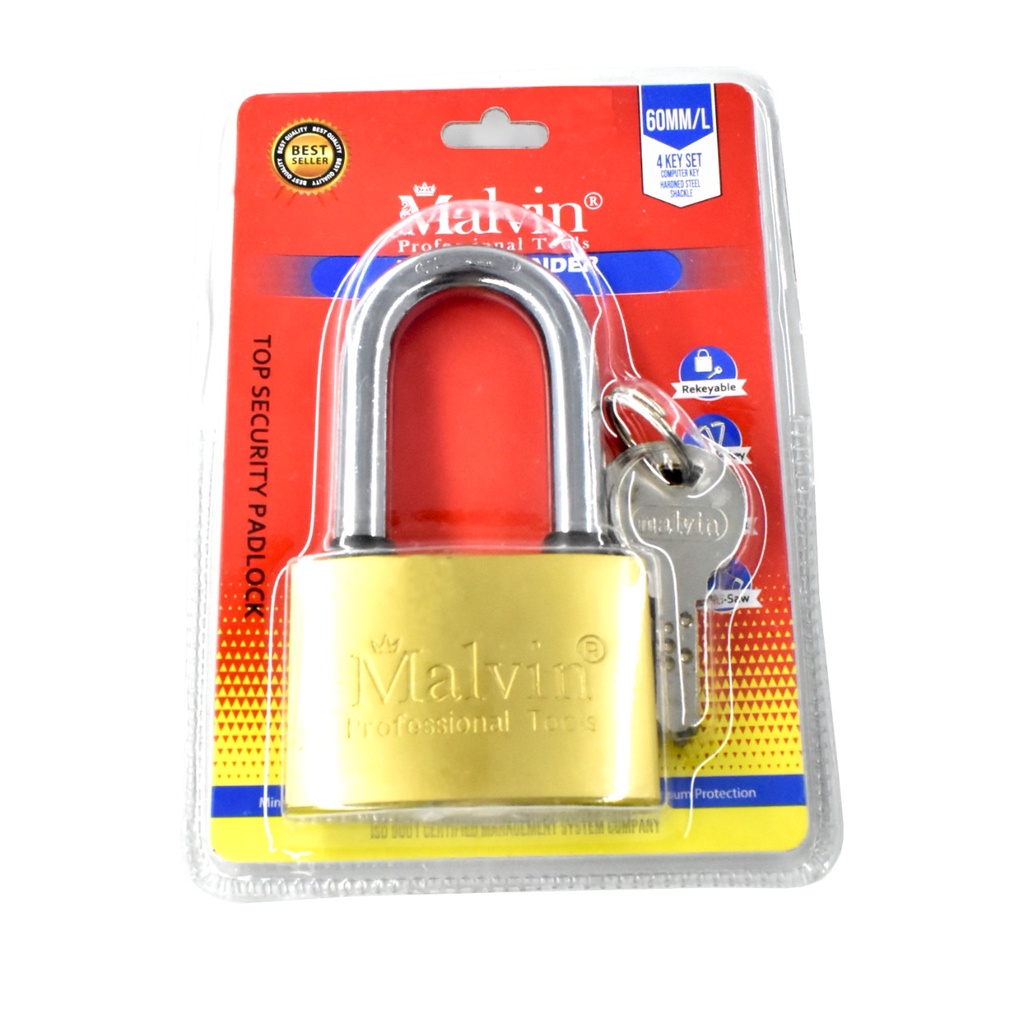 Jual GEMBOK KUNINGAN KOMPUTER KEY MERK MALVIN / GEMBOK KOMPKEY / GEMBOK ...