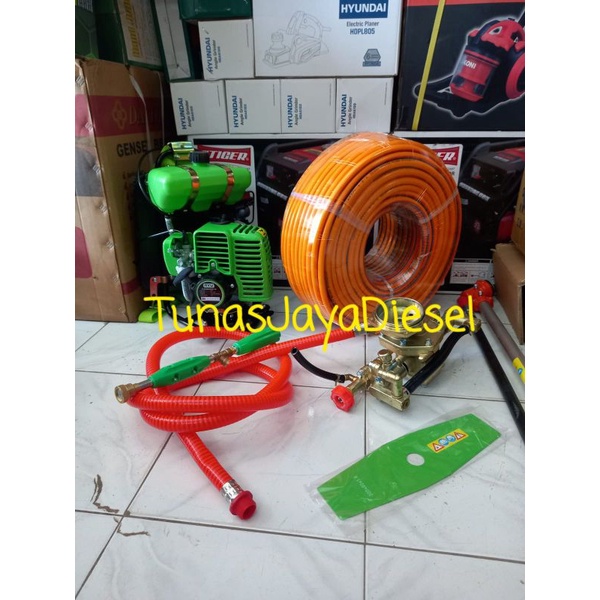 Jual Paket Mesin Potong Rumput RYU + Steam Portable + Selang 100m ...