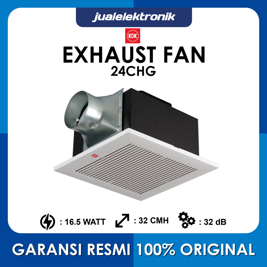 Jual KDK 24CHG - Exhaust Ceiling Fan Sirocco 24cm Kipas Angin Hisap 24 ...