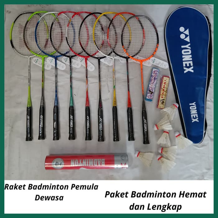 Jual Jual [Paket Hemat] Raket badminton Bulutangkis Pemula ...