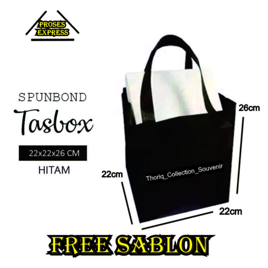 Jual TAS SPUNBOND BOX NASI 25 X 25 CM / TAS NASI BOX / TAS SOUVENIR /TAS AQIQAH /TAS PERNIKAHAN ...