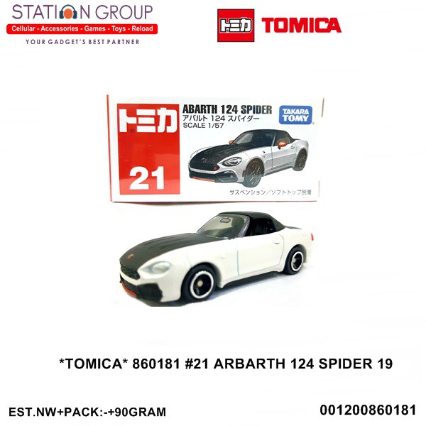 Jual TOMICA 860181 #21 ARBARTH 124 SPIDER 19 | Shopee Indonesia