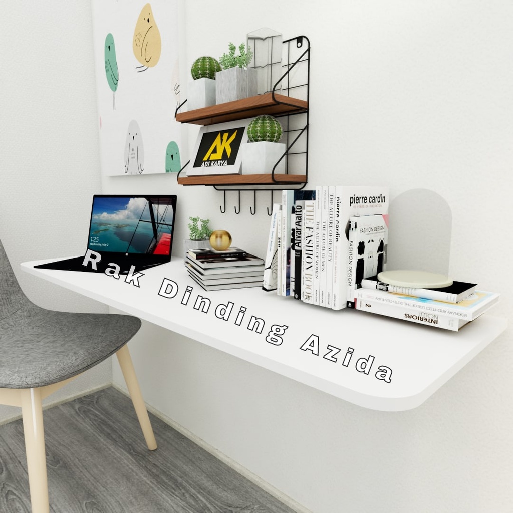 Jual Meja Tulis Belajar Meja Lipat Dinding 120 x 40 Meja Belajar Kerja ...