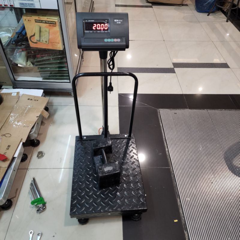 Jual timbangan duduk digital 200kg / timbangan barang SONIC A12E 200 kg | Shopee Indonesia