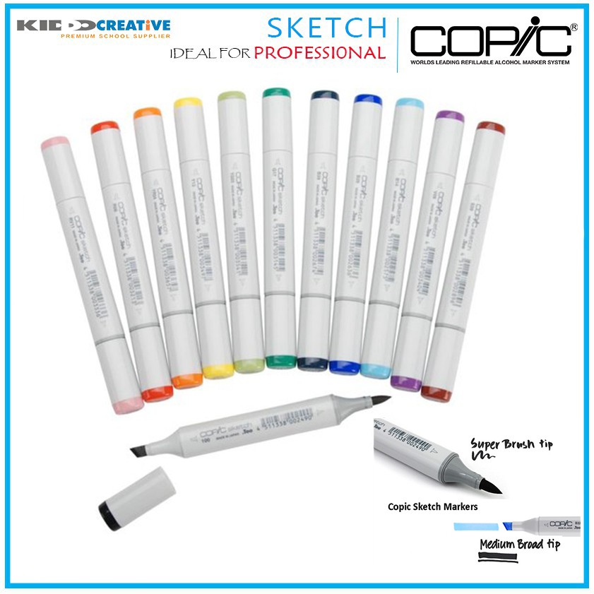 Jual COPIC INDIVIDUAL SKETCH COLOUR ( BG ) | Shopee Indonesia