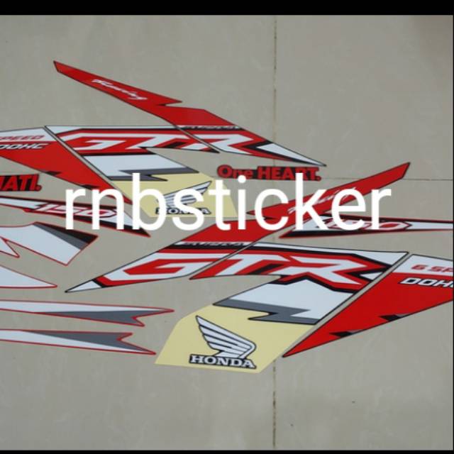Jual Stiker striping stripping motor honda supra gtr 2018 lis hitam ...