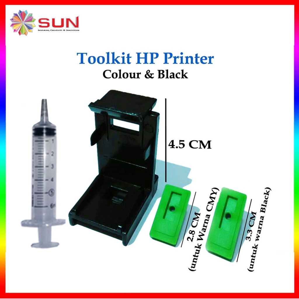 Jual Toolkit Canon / HP Black dan Colour (PENYEDOT TINTA) | Shopee ...