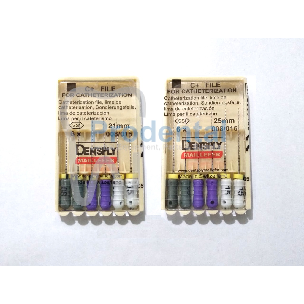 Jual Dental dentsply c+ file c file endo jarum endodontik No 08 10 15 ...