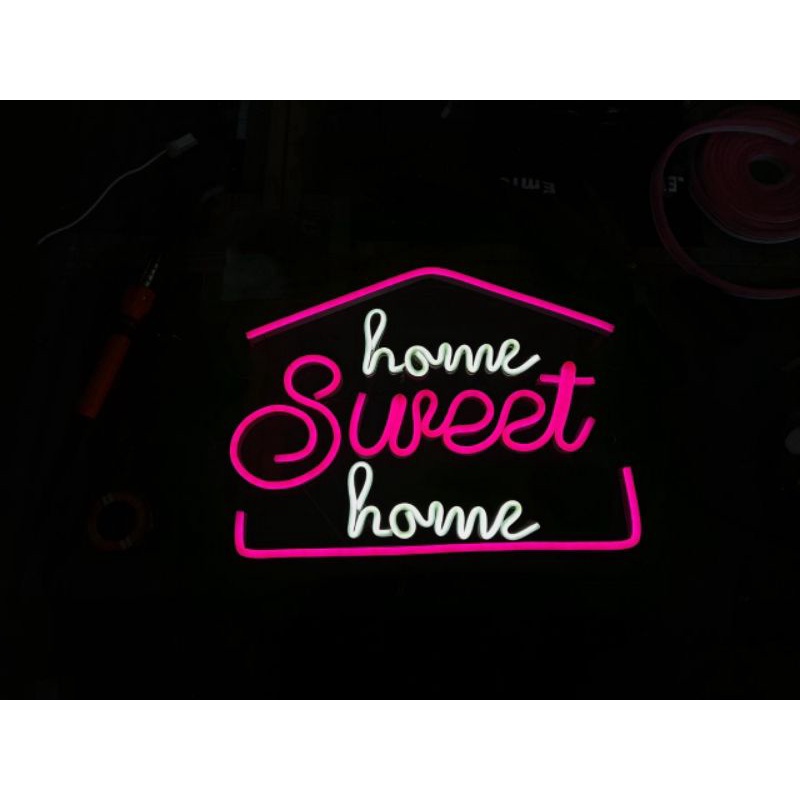 Jual NEON FLEX CUSTOM NOMER RUMAH, ACRYLIC NEON FLEX HIASAN RUMAH. NO ...
