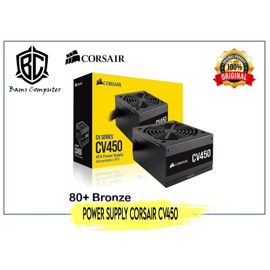 Jual Power Supply Corsair CV450 [CP-9020209-EU] 450W 80+ BRONZE - PSU ...