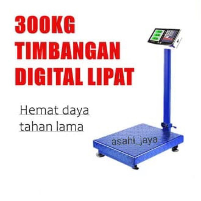 Jual Timbangan duduk digital kapasitas 300kg / electrik platform scale ...