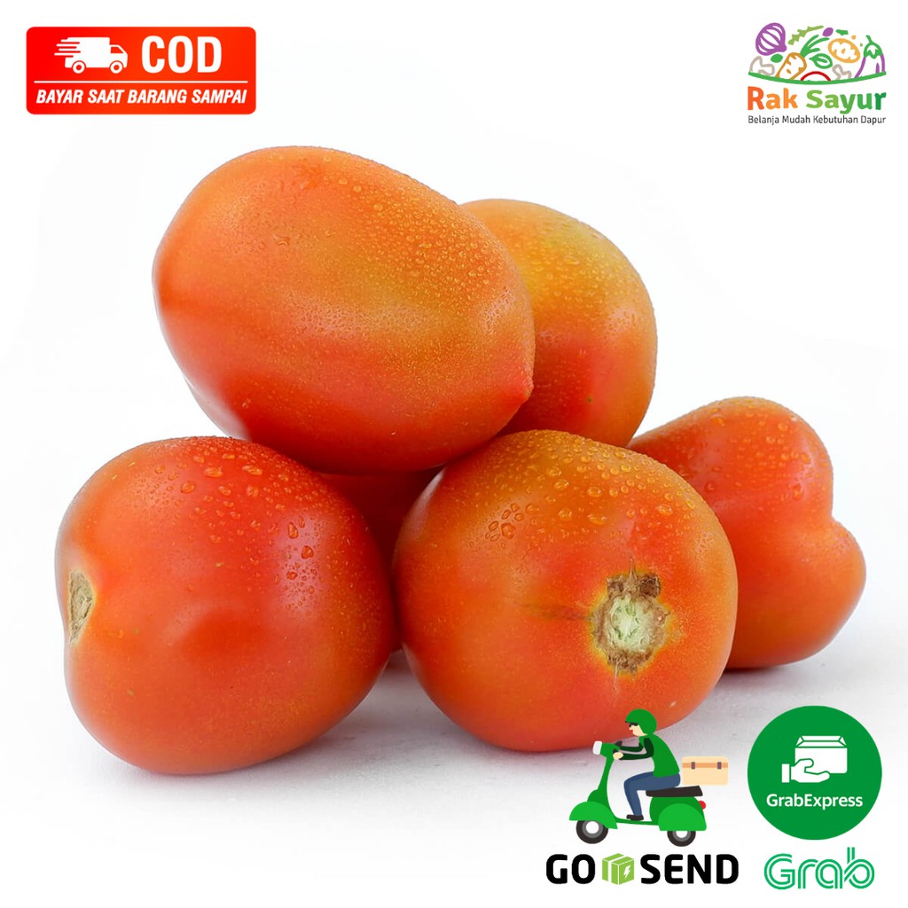 Jual Sayuran Segar Rak Sayur Padang Fresh Buah Tomat Merah 500gr Resep ...