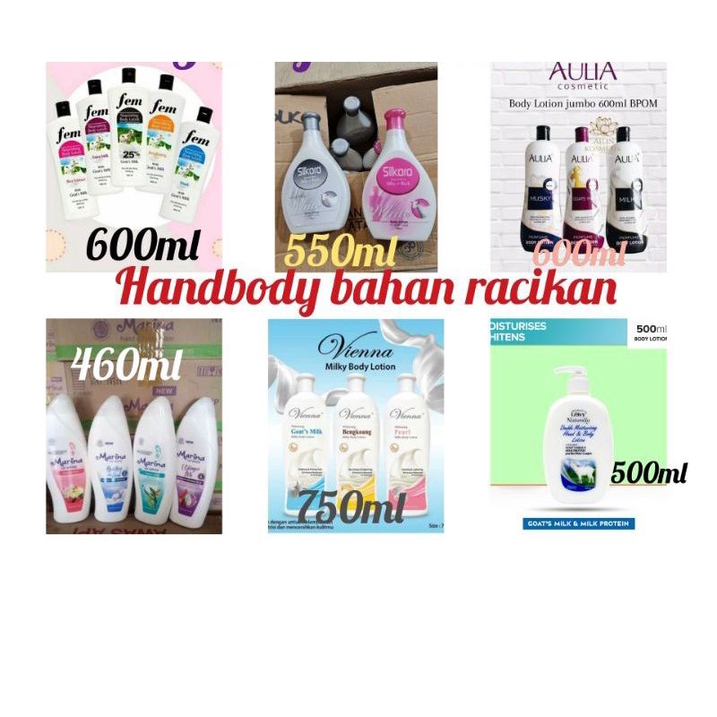 Jual HANDBODY/HB JUMBO UKURAN VIENNA/FEM/LEIVY/SILKORO/MARINA/AULIA ...
