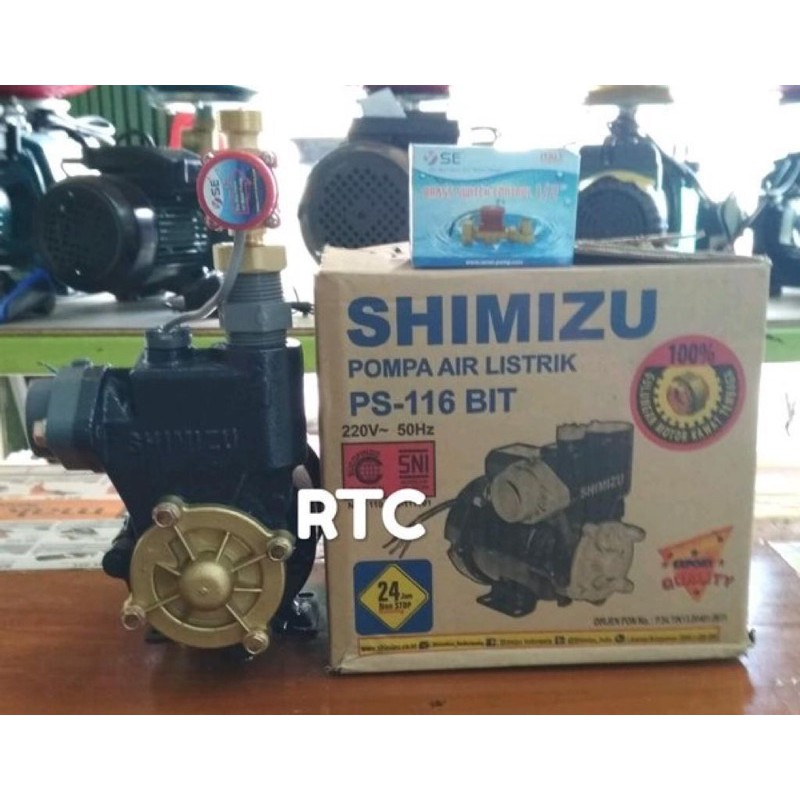 Jual Pompa pendorong shimizu pendorong air toren otomatis flow switch booster pump shimizu ...