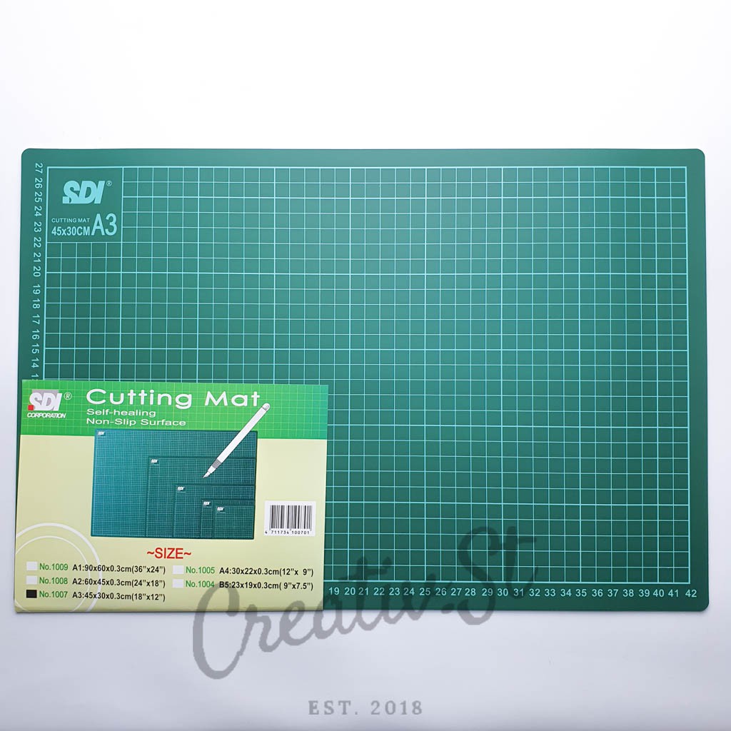Jual SDI Cutting Mat A3 + Pen Cutter Precision Cutter Alas Potong 42 Cm X 30 Cm | Shopee Indonesia