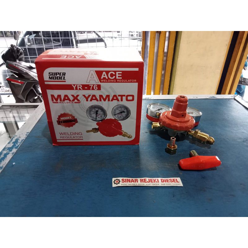 Jual Regulator Acetylene Asetilin Asetilen Yamato YR 76 | Shopee Indonesia