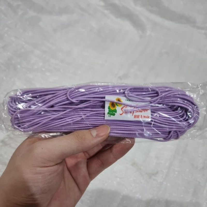 Jual Tali Karet Elastis 2mm @18 meter Tali String Tali Kancing Tali ...