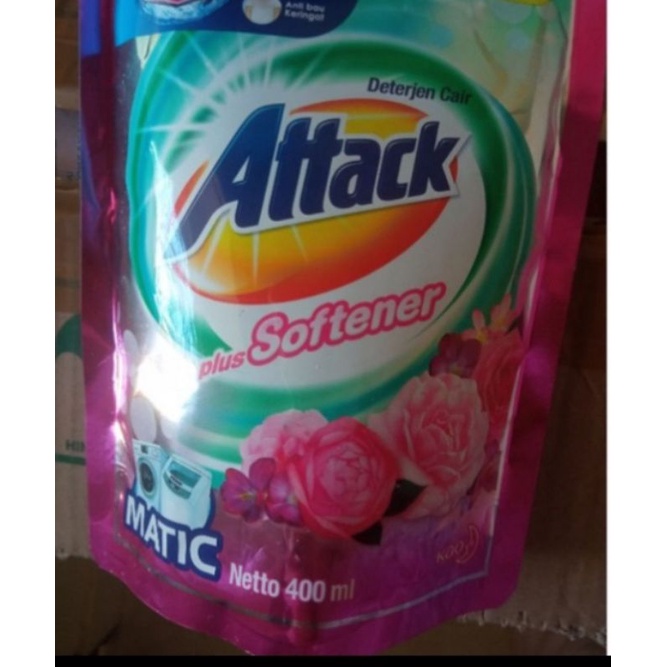 Jual ATTACK Liquid Plus Softener matic 400ml | Shopee Indonesia