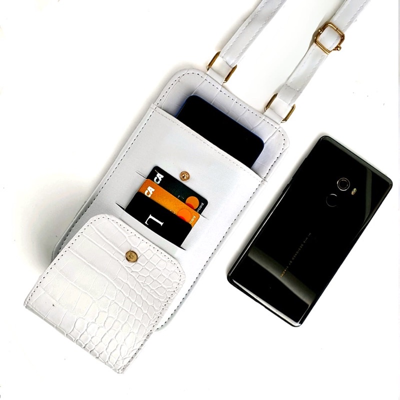 Jual INDOTAS OFFICIAL Tas LEVEL HP WIXI croco tas selempang multifungsi Style Korea | Shopee ...