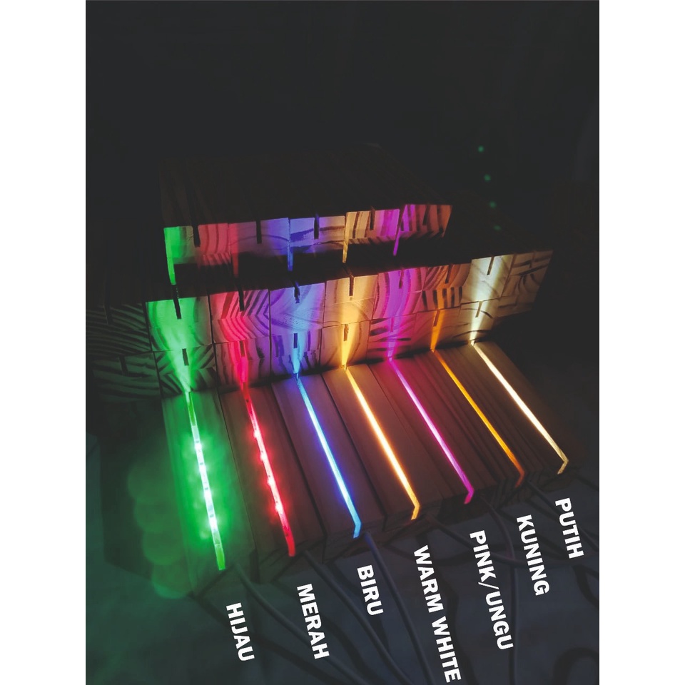 Jual grosir standing kayu acrilik holder A6/Stand kayu led/Tatakan ...