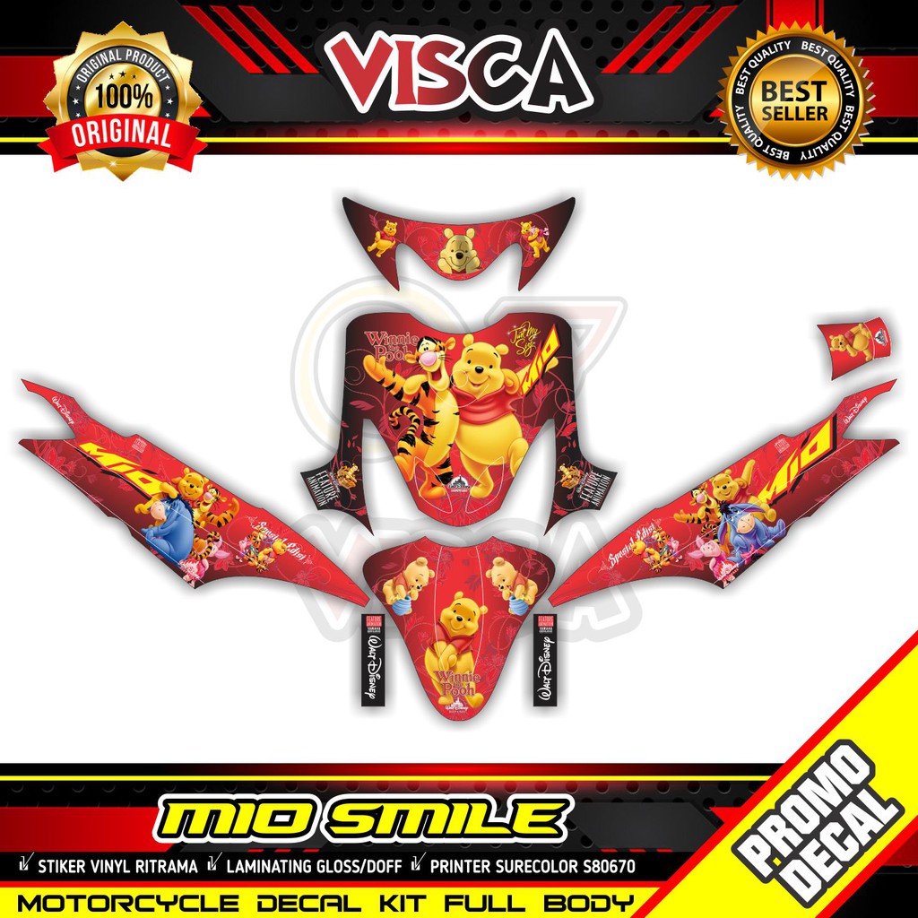 Jual Decal Mio Smile Full Body Stiker Mio Smile Full Body Striping Mio ...