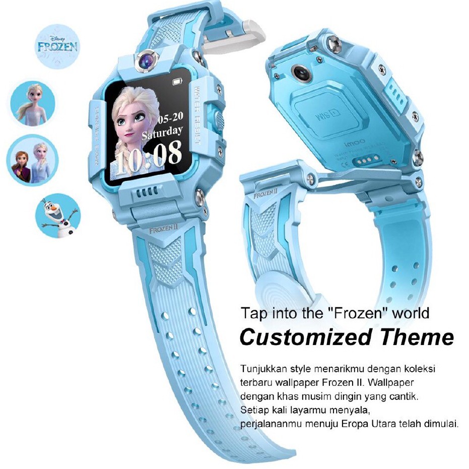 Jual Jam Imoo Frozen 2 Dua kamera SIM Card GPS Z6 Smartwatch Anak Anti ...