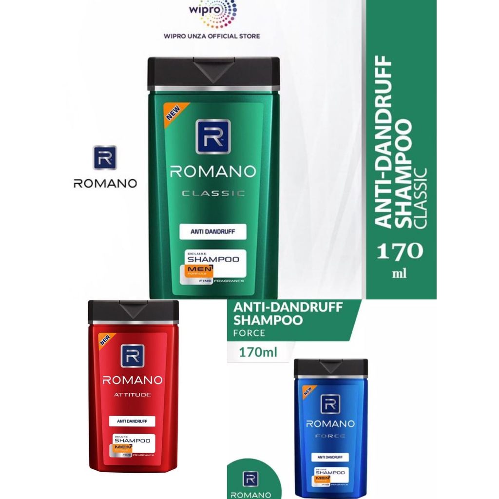 Jual Shampoo Anti-Dandruff Romano 170ml | Shopee Indonesia