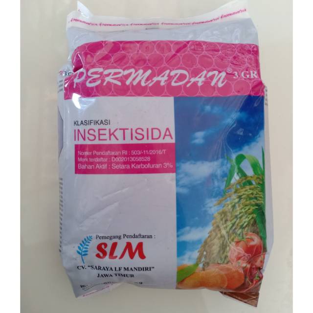 Jual PERMADAN 3GR KARBOFURAN INSEKTISIDA 2kg PEMBUNUH HAMA TANAH ...