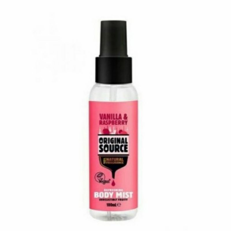 Jual ORIGINAL SOURCE Body Mist Vanilla Raspberry 100ml | Shopee Indonesia