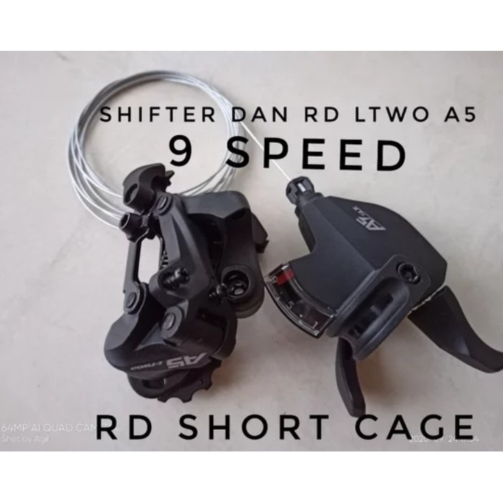Jual Groupset mini Ltwoo Shifter RD Ltwo A5 9 speed bukan Altus Sora ...