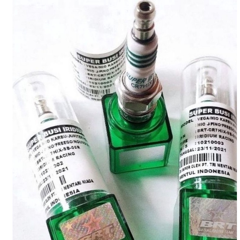 Jual Busi Racing BRT Super Busi iridium Vega/Mio Karbu/Jupiter Head Std ...