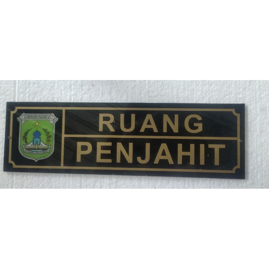 Jual Papan-Nama-Ruang-sekolah 9 x 30 (1sisi)Nama-Ruang-Sekolah/papan ...