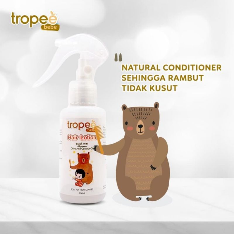 Jual Tropee Bebe Hair Lotion -lotion rambut @100ml | Shopee Indonesia